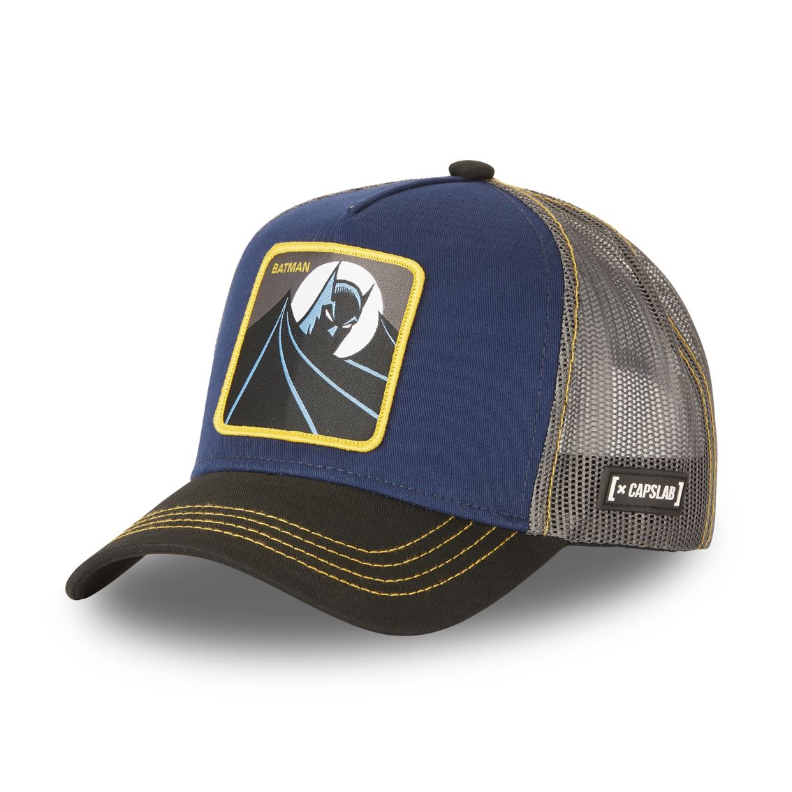 Sapka CAPSLAB Dc comics Batman navy/yellow | Sportshouse.hu